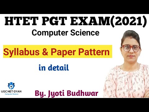 HTET PGT COMPUTER SCIENCE Full Syllabus in detail | HTET Paper Pattern ...