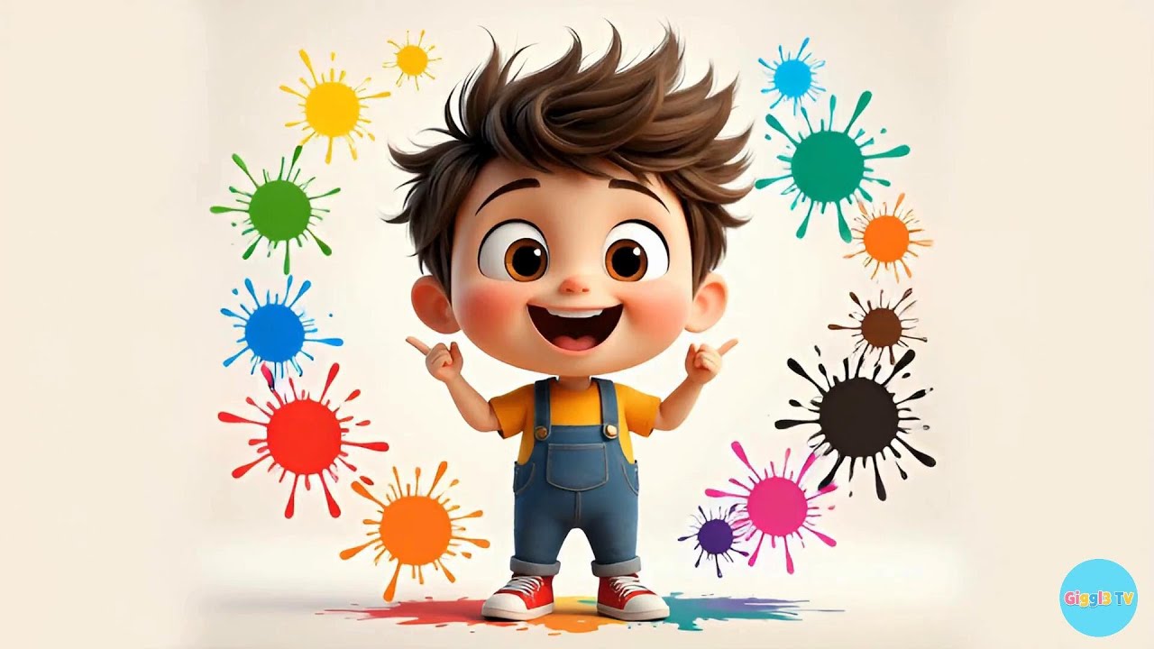 Colors song 🎨🌈 | Exciting Animation for Kids! | Giggle TV Kids - YouTube