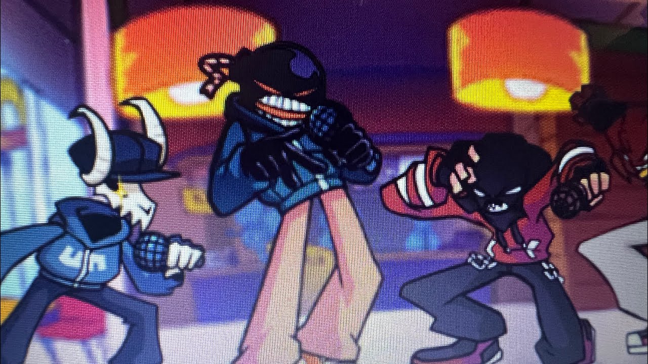 FNF monotone attack but agoti aldryx vs Whitty and tabi sing it (with ...