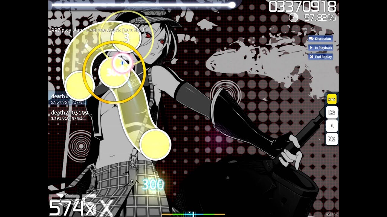 [osu!] alan - Over the clouds (death21031997) - YouTube