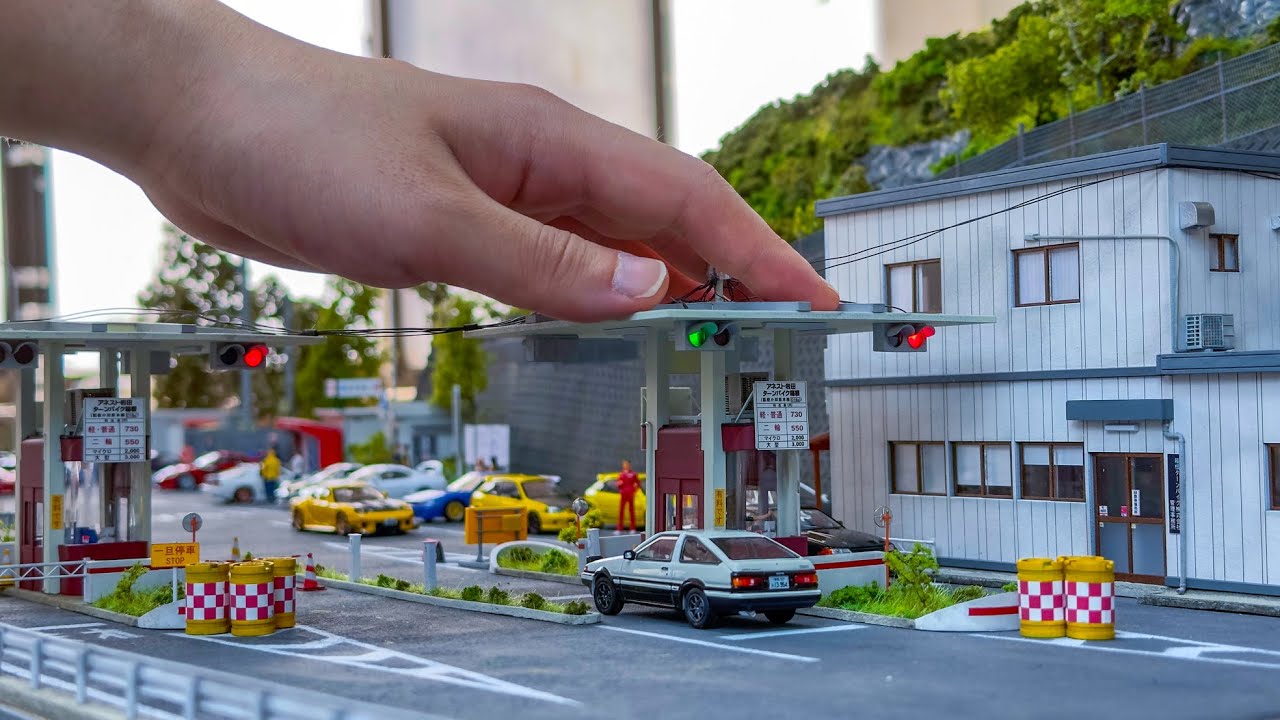 Recreating Japanese "Hakone Turnpike" from Initial D in 1/64 Diorama ...