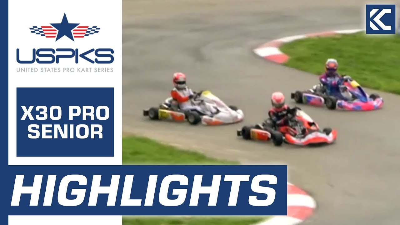 2023 US Pro Kart Series Round 4 Highlights: X30 Pro Senior - YouTube
