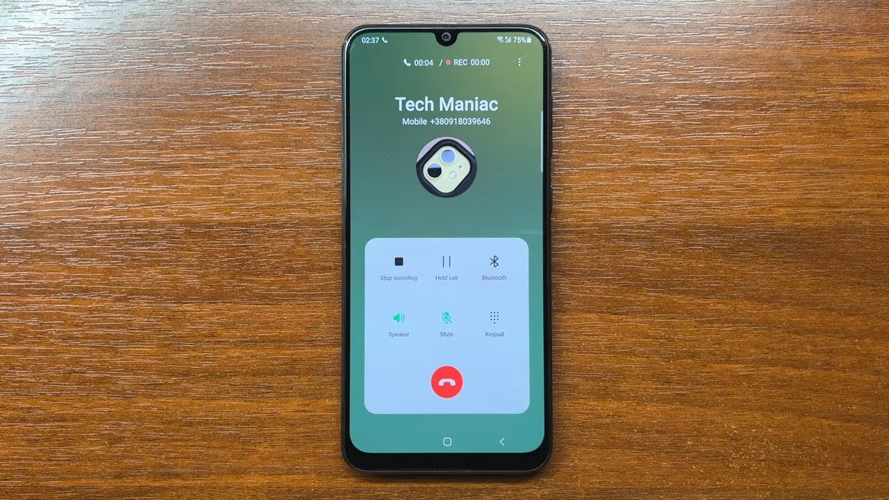 Samsung Galaxy A50 Cellular Incoming Call (Android 11, One UI 3.1 ...