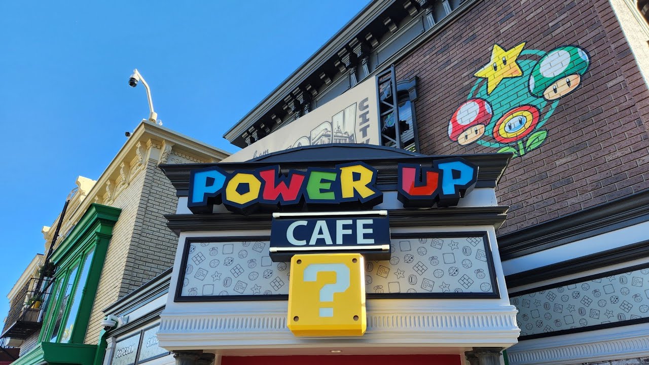 first look inside the power-up cafe - YouTube