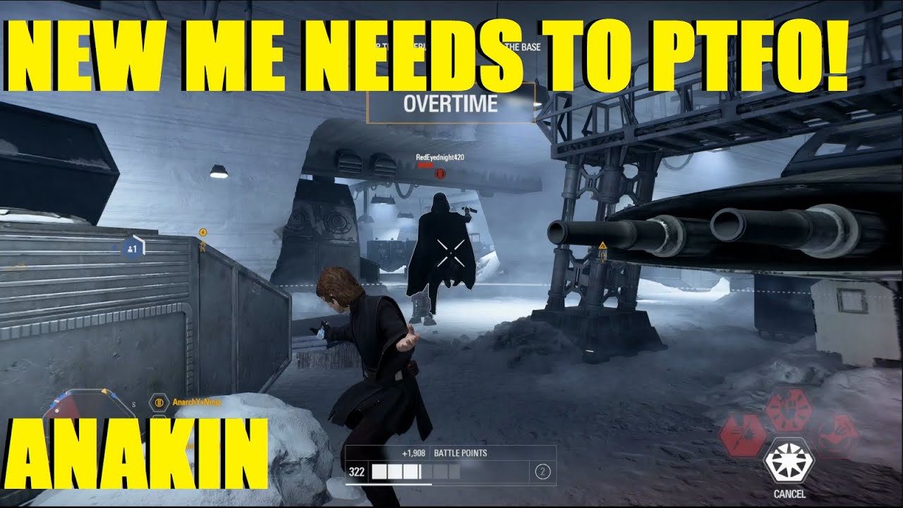 Star Wars Battlefront 2 - Anakin chokes himself for NOT PTFOing! Anakin ...