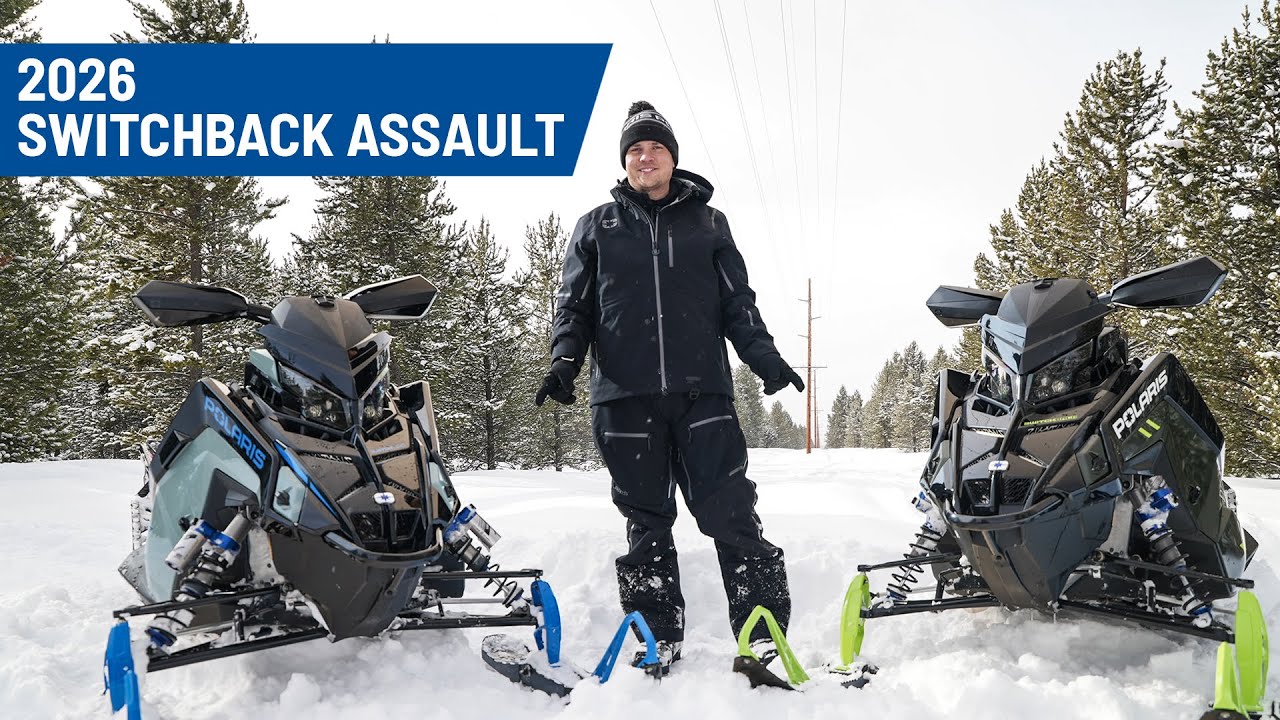 2026 Switchback Assault Suspension Options - Sled Tech EP 20 | Polaris Snowmobiles - YouTube