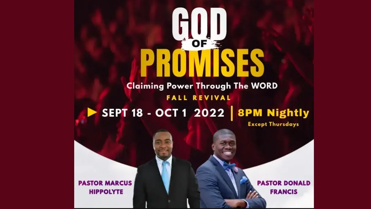 God of Promises - Fall revival | 9–21-22 | Pastor Donald Francis - YouTube