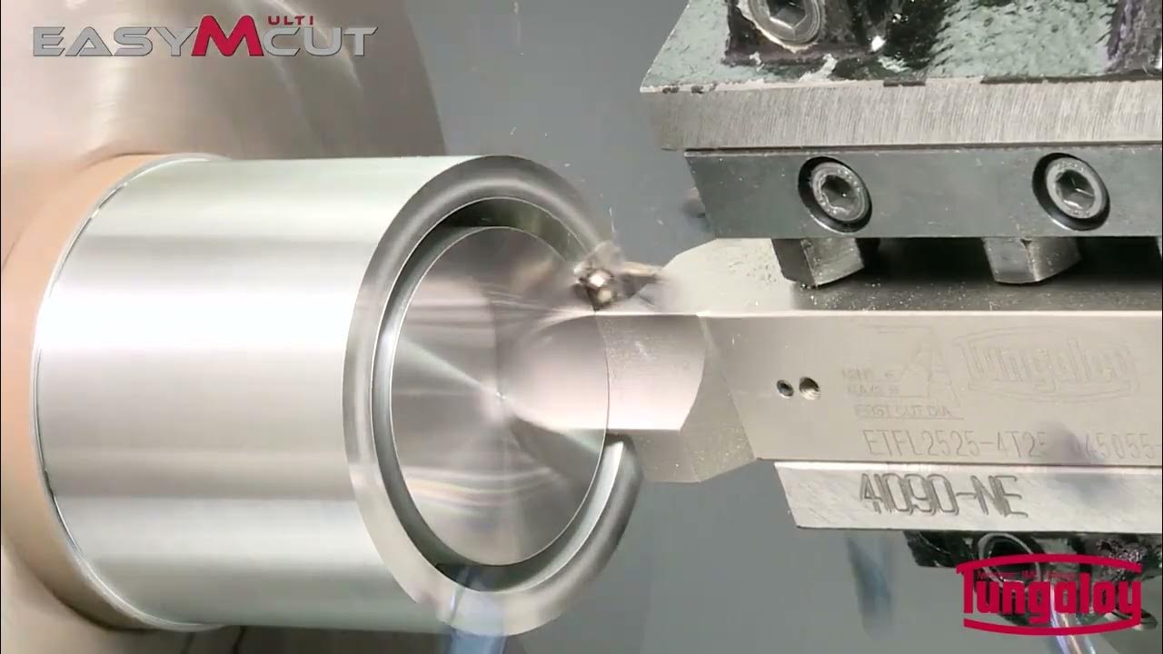 EasyMulti-Cut - The most efficient tool for deep face grooving operations! - YouTube