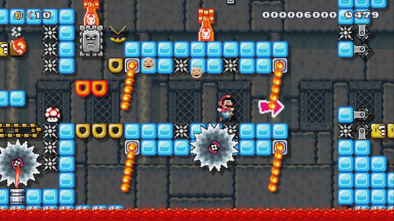 huge ice castle by Matt 一SUPER MARIO MAKER一 No Commentary 1AQ - YouTube