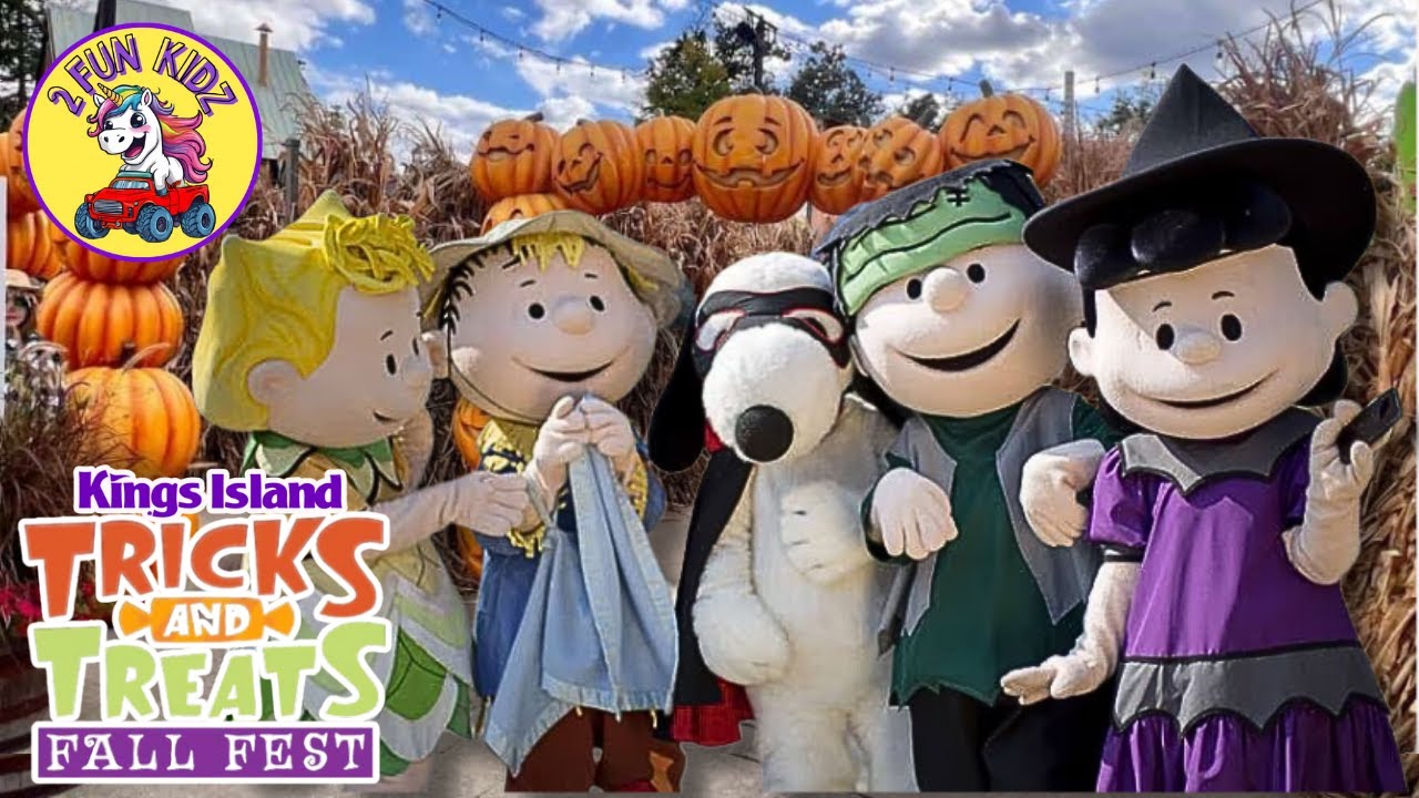The Monsters are Coming, CHARLIE BROWN!! PEANUTS Show at Kings Island ...
