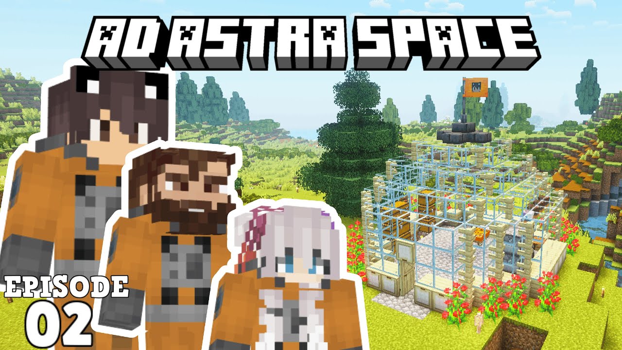 Minecraft Ad Astra let’s play Ep:02 - YouTube