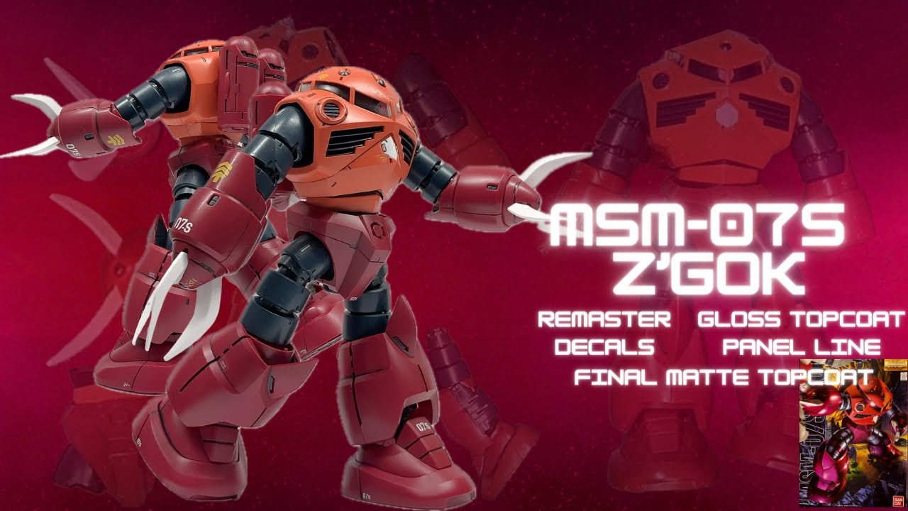 [MG] MSM-07S Z'GOK - Mobile Suit Gundam Bandai Model Kit Remaster and ...