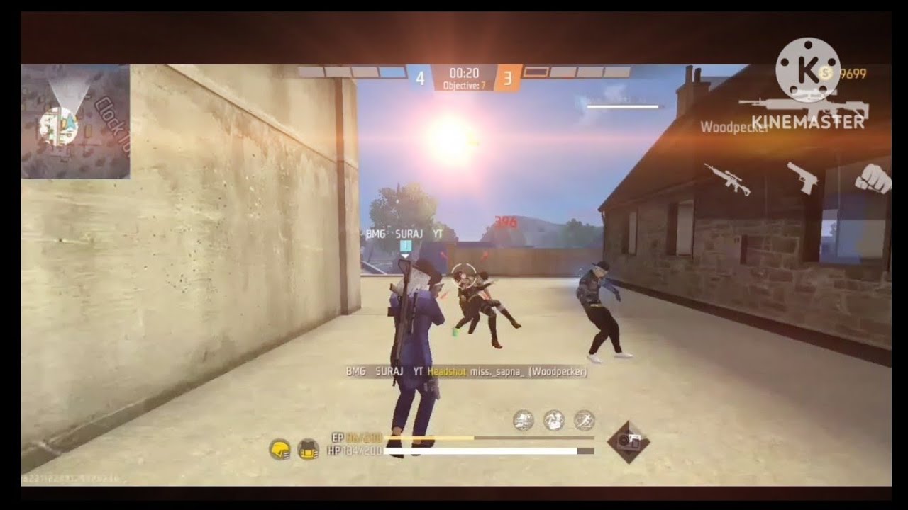 //FREE FIRE 🔥// HEART SHOT// GAME PLAY//#suraj gaming ff420#trending ...