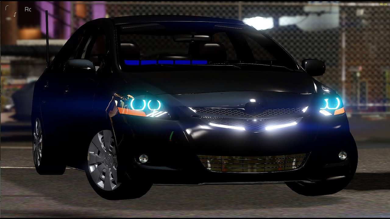 Gta5 Toyota Belta Light Modified Gta5Studio - YouTube