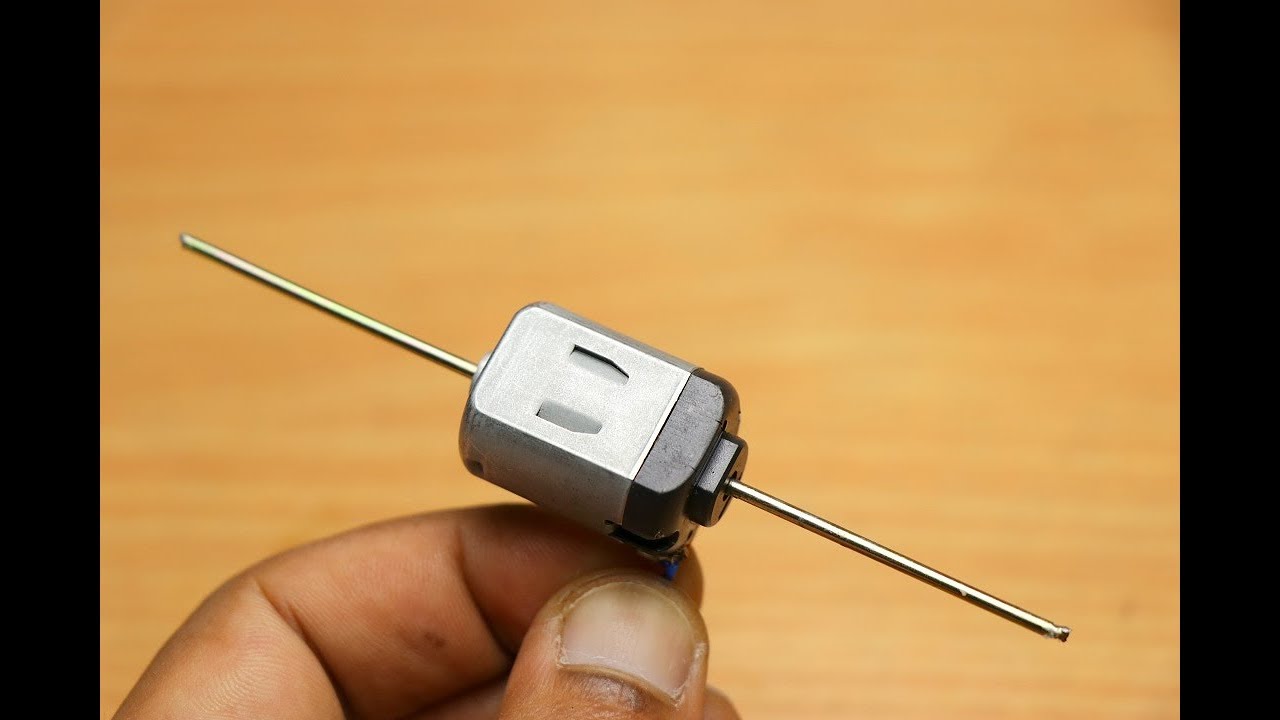 How to Make Double Shaft DC MOTOR - Brilliant Idea - YouTube
