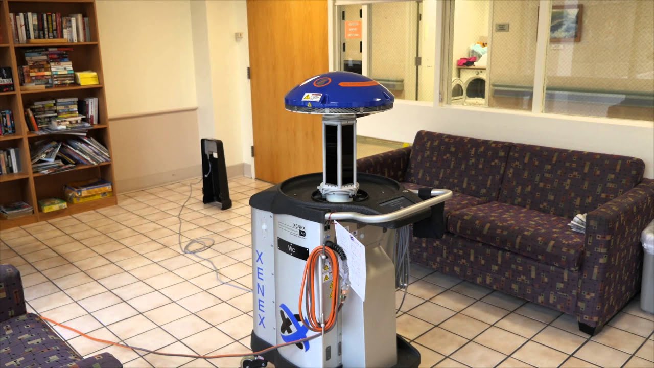 Mary Free Bed's new Xenex Cleaning Robot - YouTube