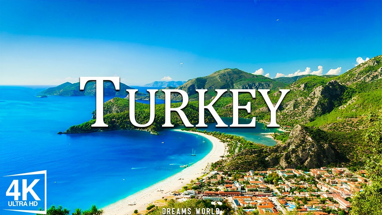 FLYING OVER TURKEY (4K UHD) - Relaxing Music Along With Beautiful ...