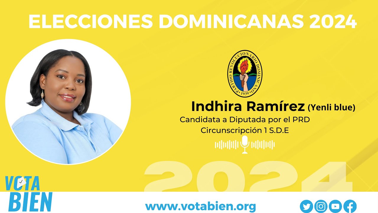 Entrevista a Indhira Ramírez(Yenli Blue), Candidata a Diputada de Santo ...