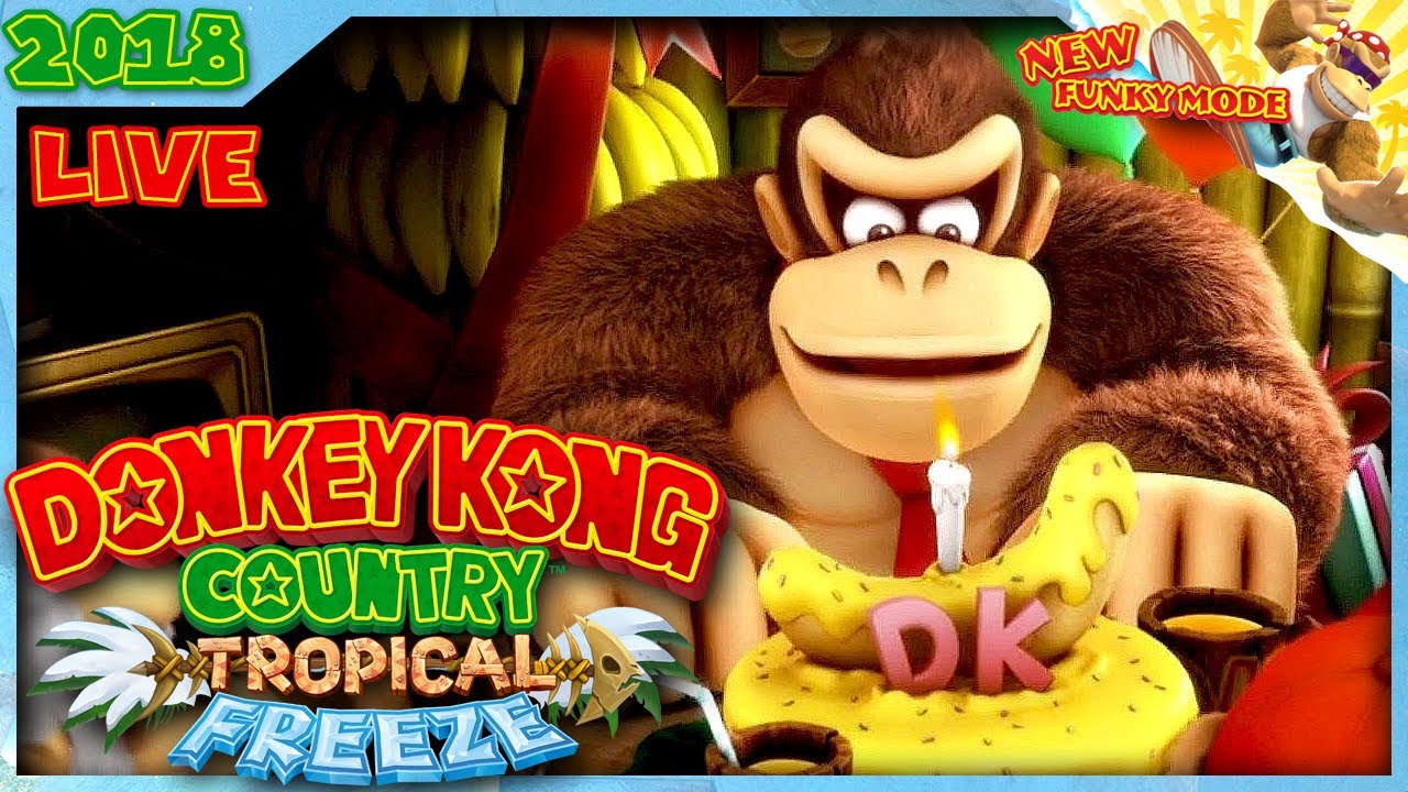 NEW FUNKY MODE! DKC: TROPICAL FREEZE # 01 - YouTube