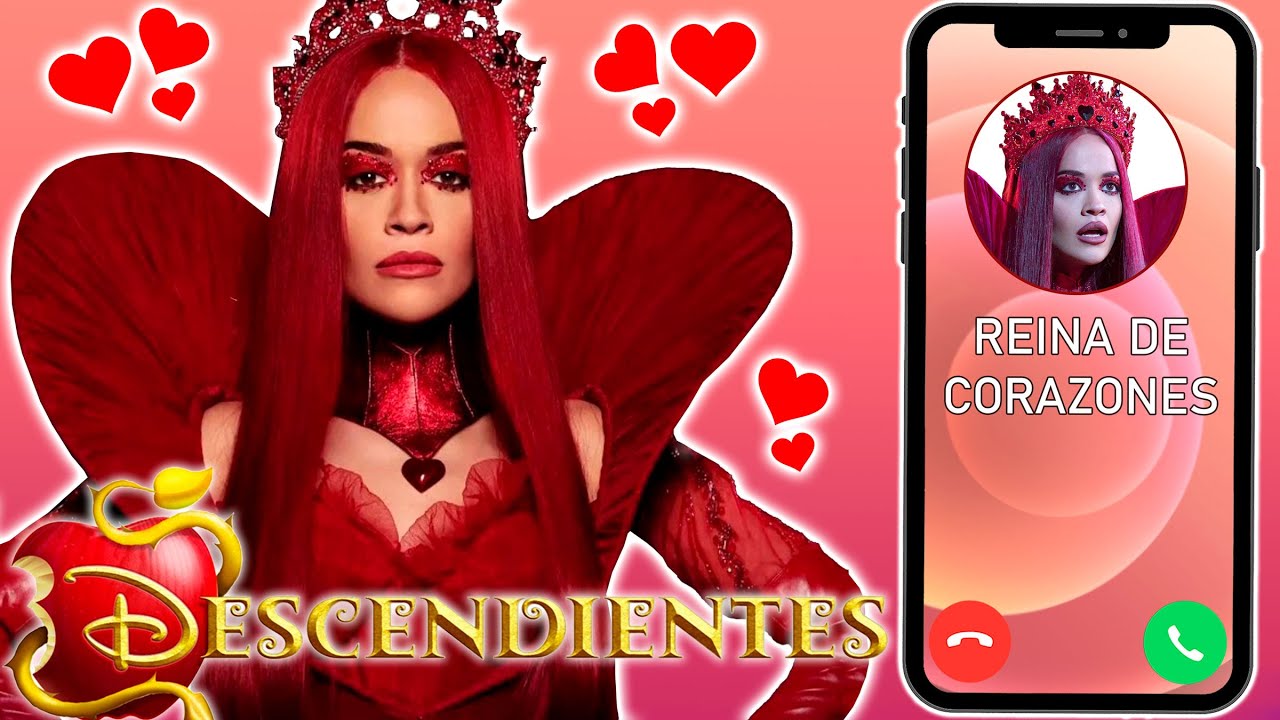 LLAMADA de LA REINA DE CORAZONES de DESCENDIENTES 4📞 ️🔥 - YouTube
