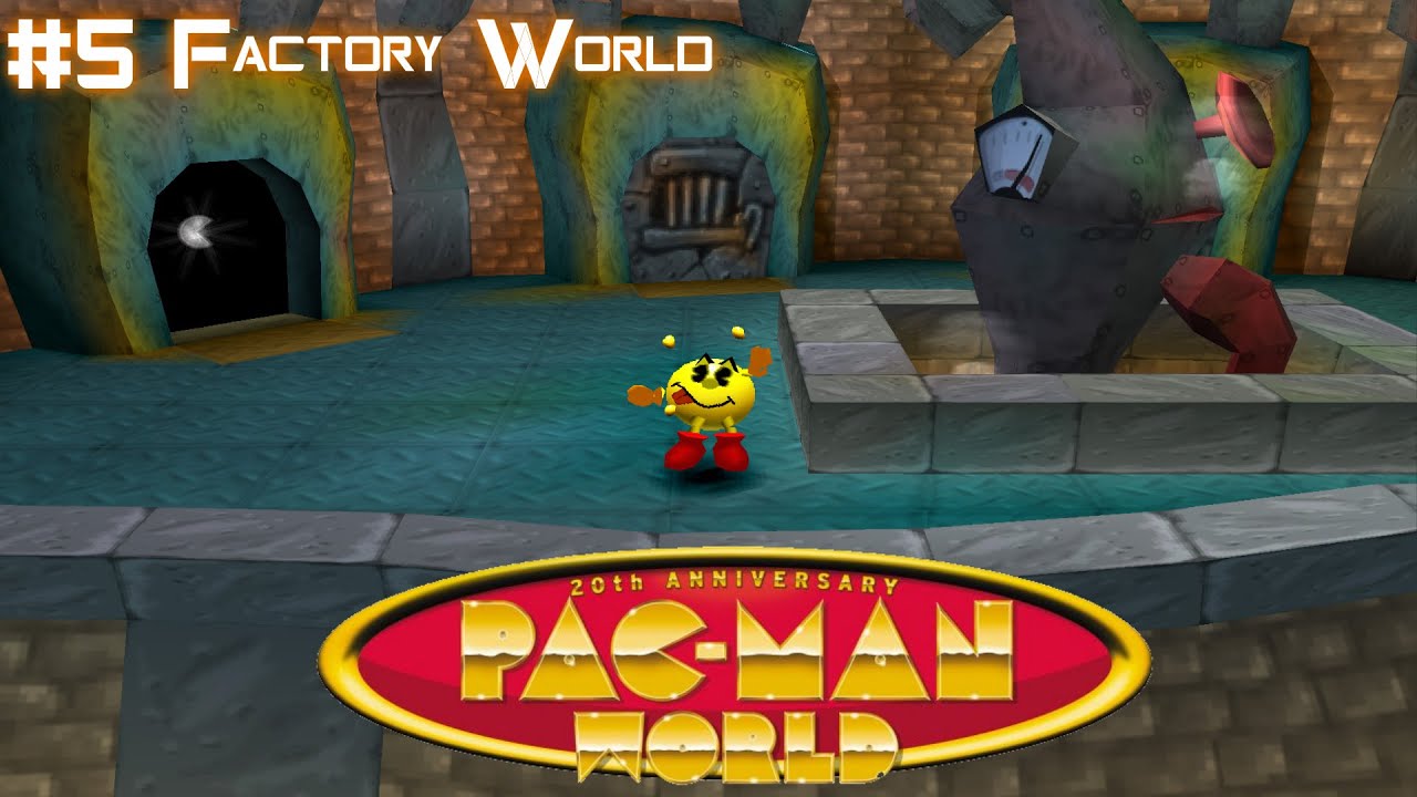 [PSX Longplay 100%] Pac-Man World - #5 Factory World - YouTube