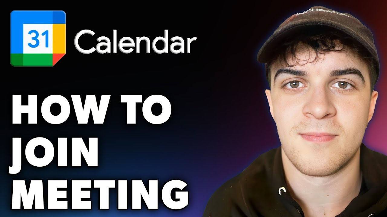 How to Join Meeting in Google Calendar (Full 2024 Guide) - YouTube