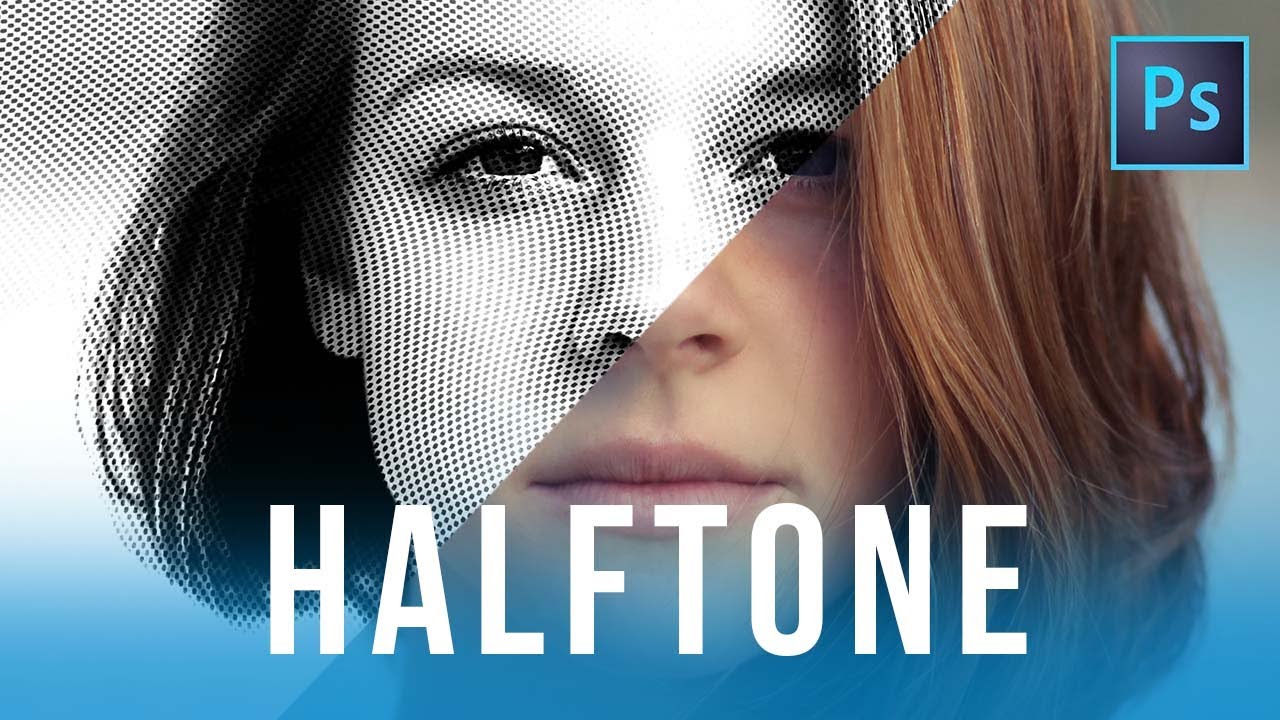 Create Halftone Effect in Photoshop - YouTube