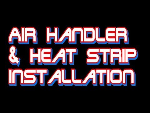 Heat Pump Air Handler & Heat Strip Installation | Rheem RH1V - YouTube