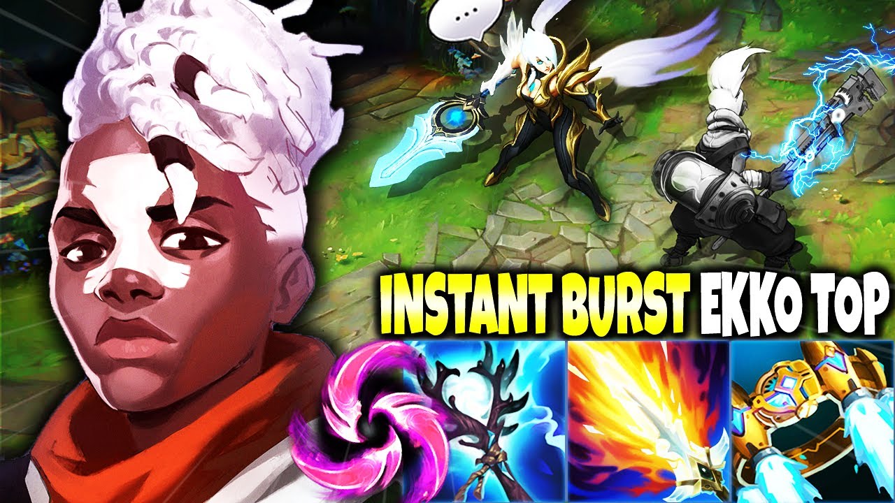 I Created the Most OP INSTANT BURST SEASON 14 EKKO TOP LANE BUILD GUIDE ...