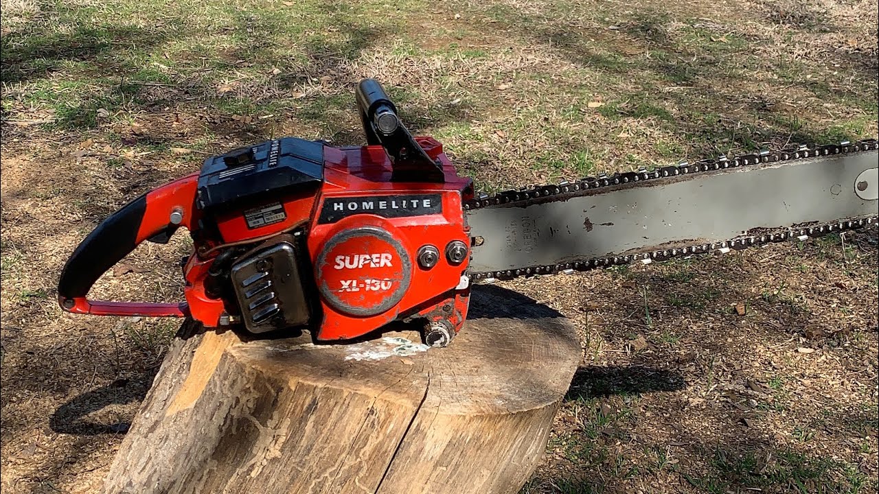 Homelite Super XL 130: A build in progress - YouTube