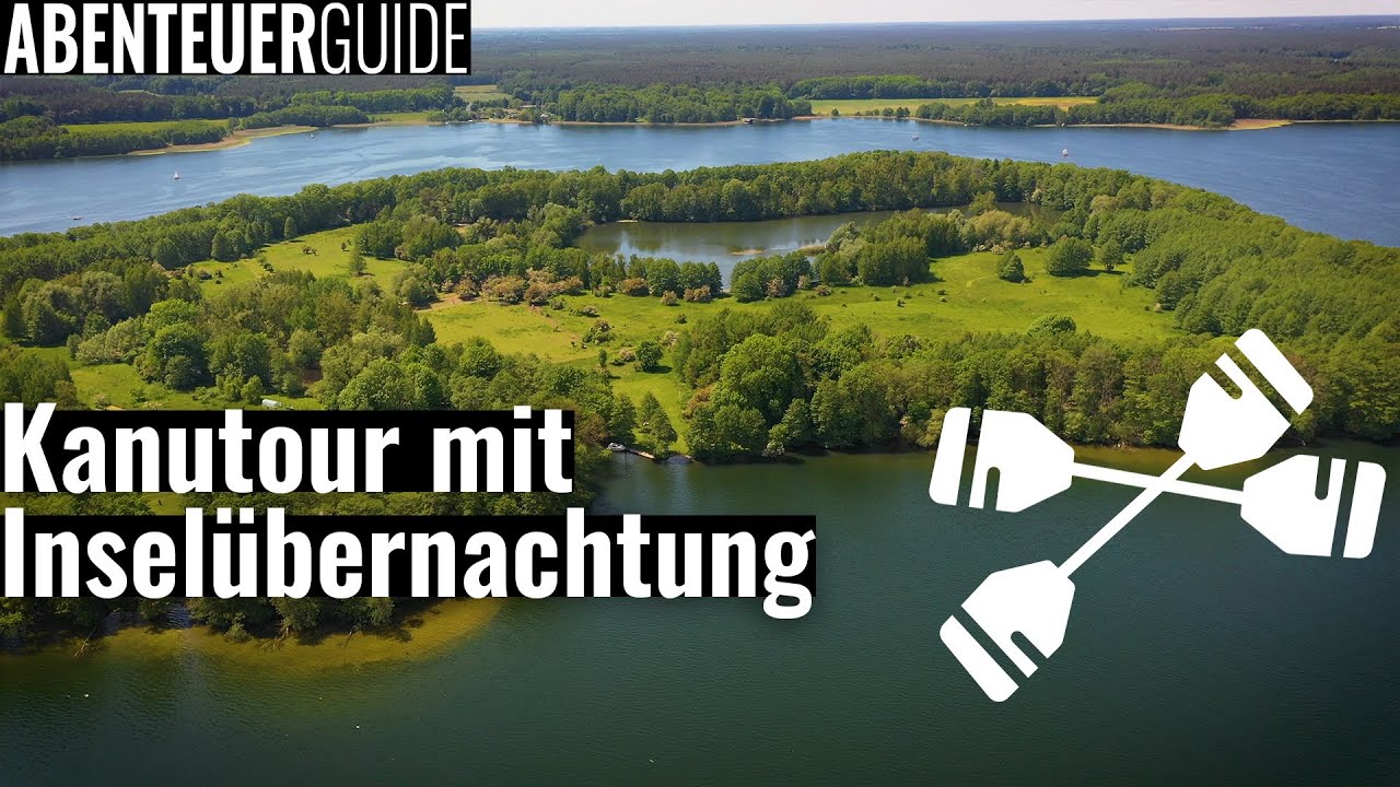 Kanutour zu traumhafter Insel mit Übernachtung in der Hängematte - YouTube