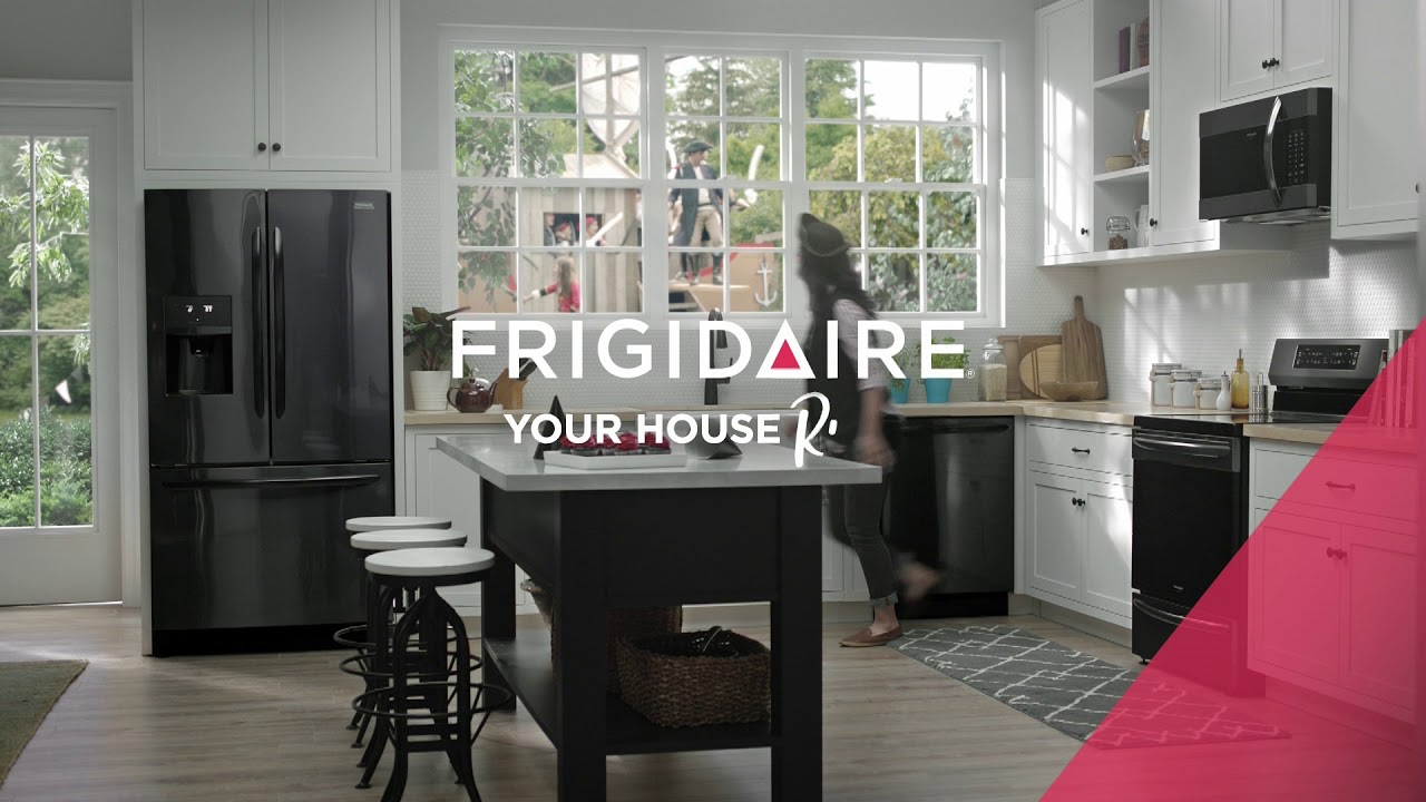 Frigidaire Black Stainless Steel Refrigerator - YouTube
