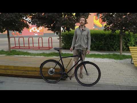 Обзор на односкоростной электровелосипед FIXIE Inc. BACKSPIN - YouTube