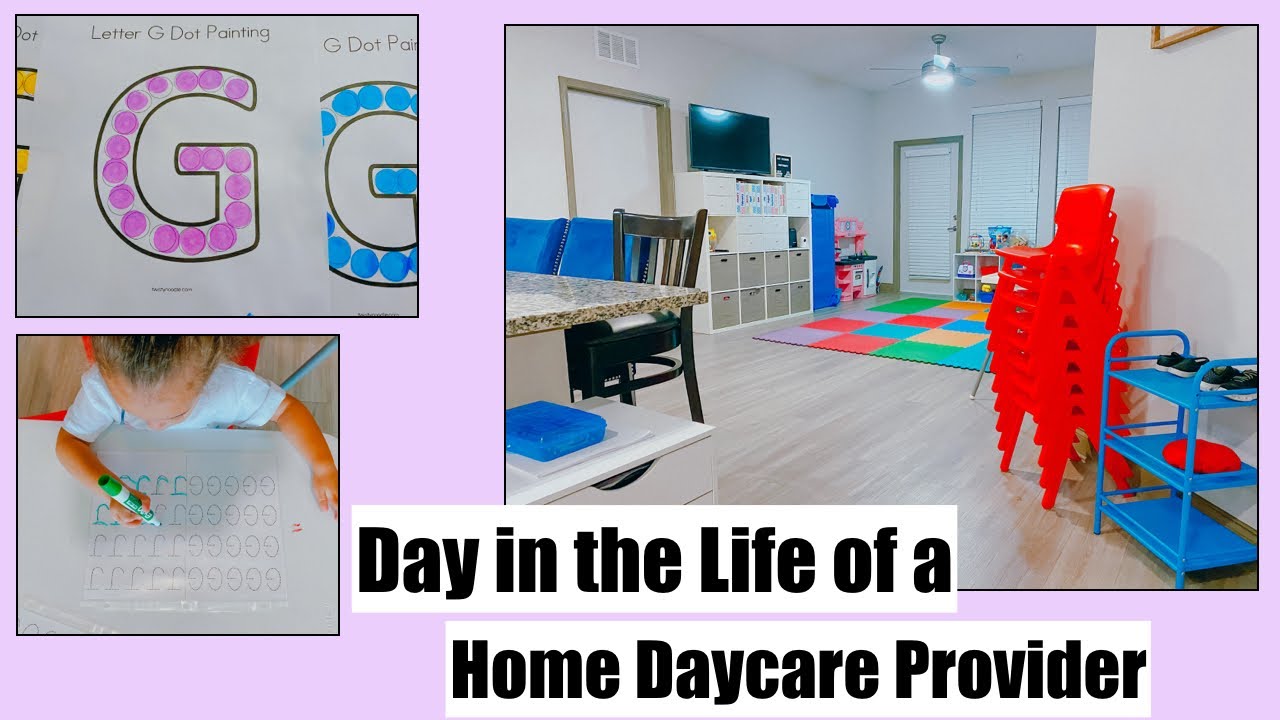 Day in the Life of a Home Daycare Provider - YouTube