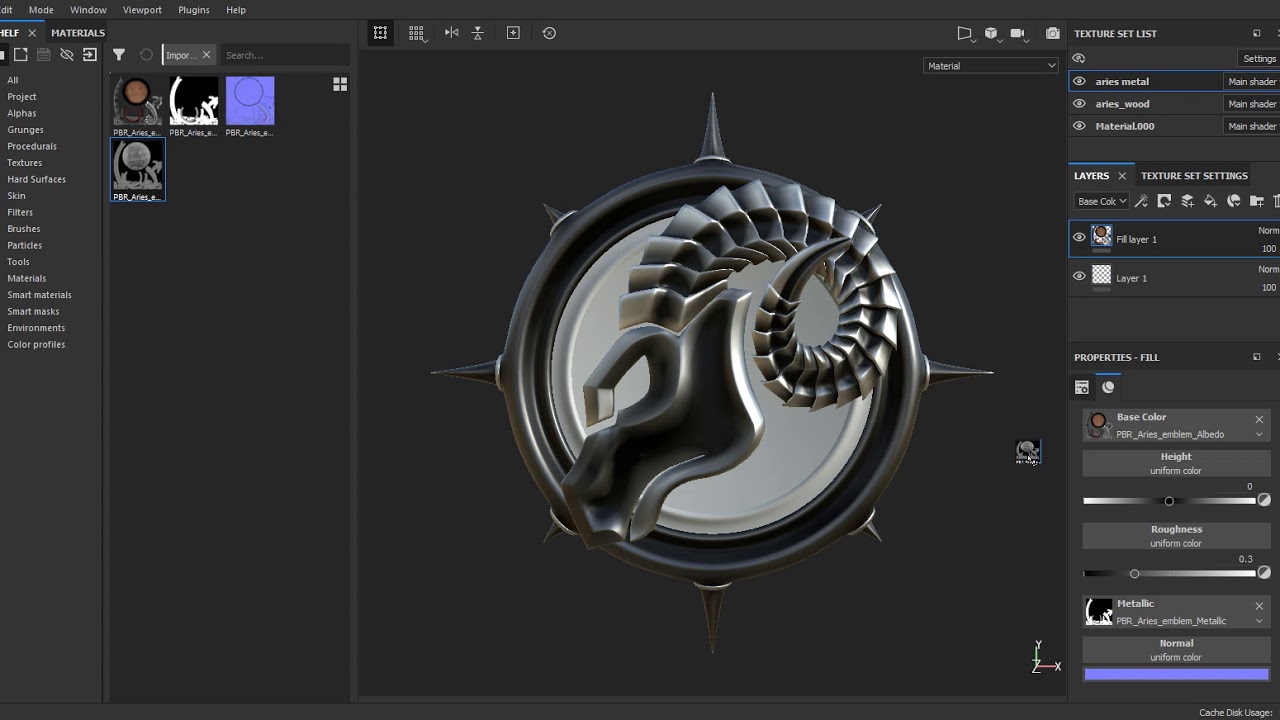 Importing Blender Exported Textures To Substance Painter And Exporting Importing Blender Exported Textures To Substance Painter And Exporting