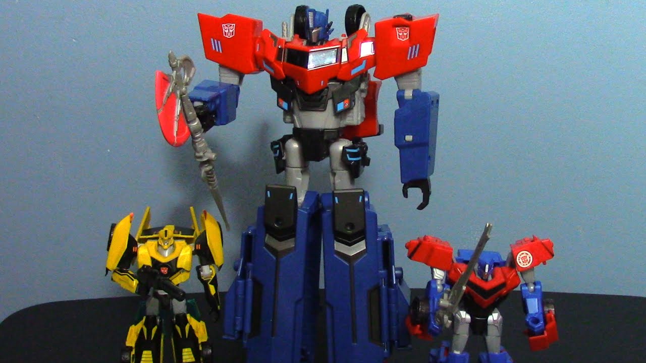 Transformers Adventure TAV 21 Optimus Prime Figure Review - YouTube