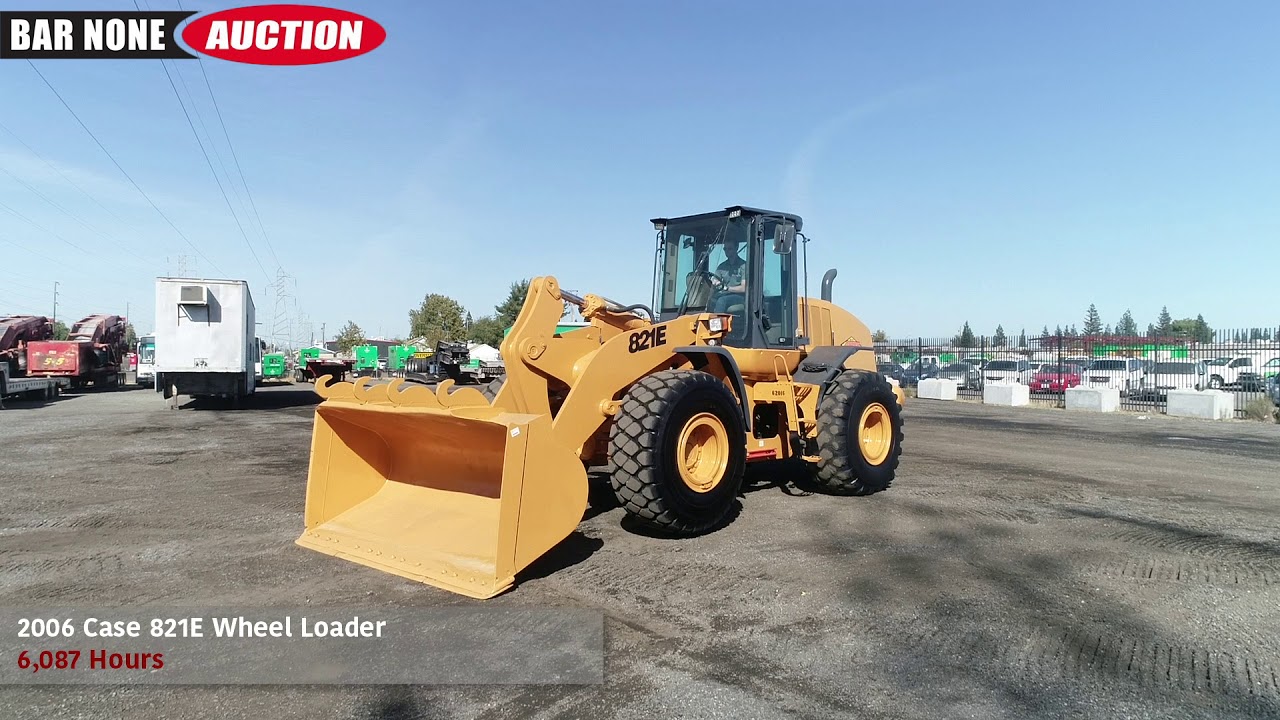 2006 Case 821E Wheel Loader - YouTube