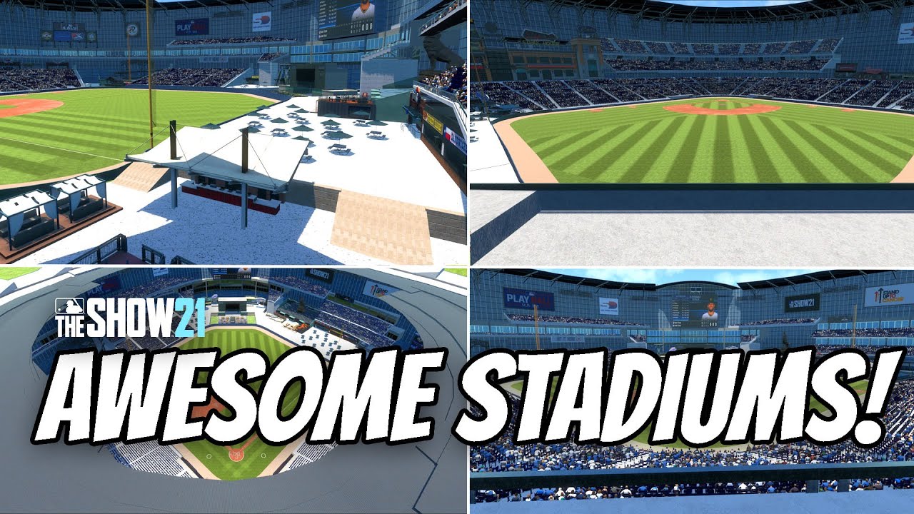 AWESOME Viewer Created Stadiums! MLB The Show 21 Stadium Creator - YouTube