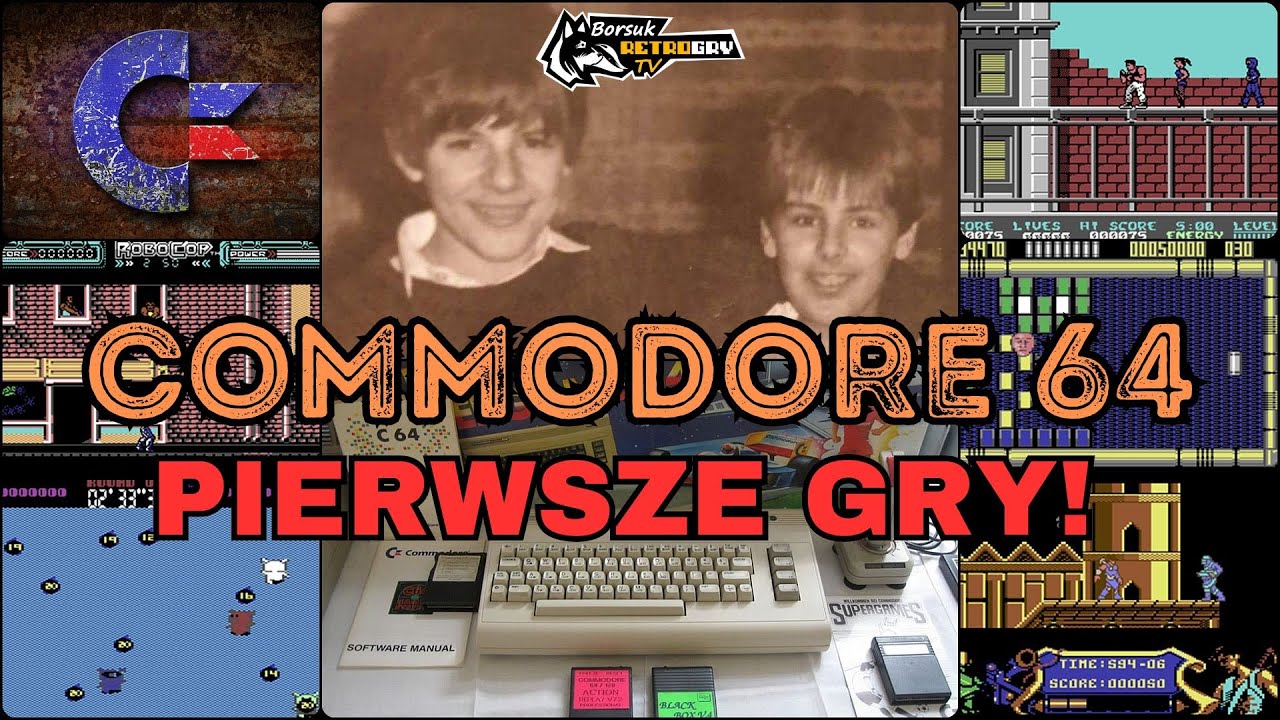 Borsuk Retro Gry TV: COMMODORE 64 - Pierwsze Gry Borsuka na Commodore 64! - YouTube