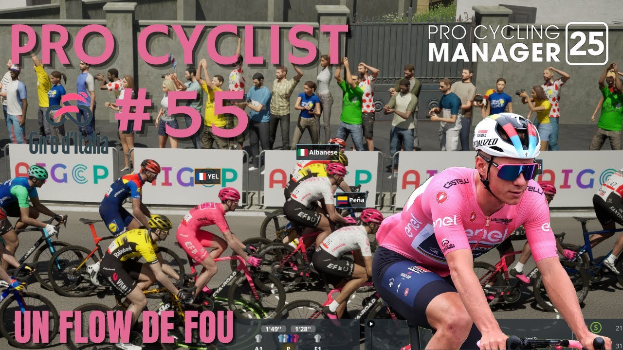 PRO CYCLING MANAGER 2025 - PRO CYCLIST #55 - LE FLOW DE FOU - YouTube