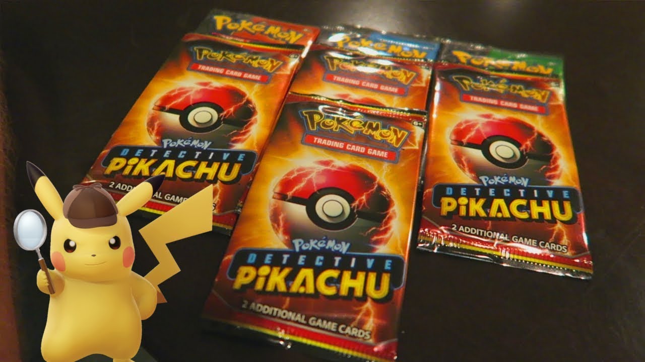 Detective Pikachu Booster Pack Opening! - YouTube