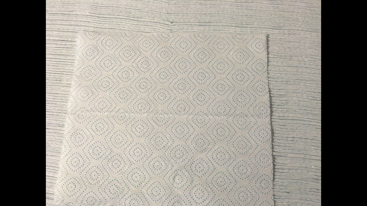 Lamination V fold tissue paper feeding - YouTube