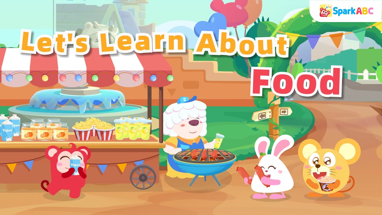 Learn Food Names in English | Food Vocabulary| Learning Videos ...