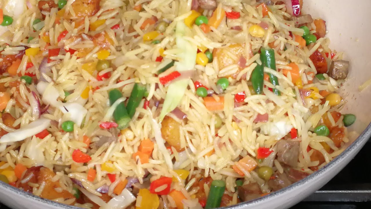 HOW TO COOK PERFECT FRIEDRICE /NIGERIAN FRIEDRICE RECIPE - YouTube