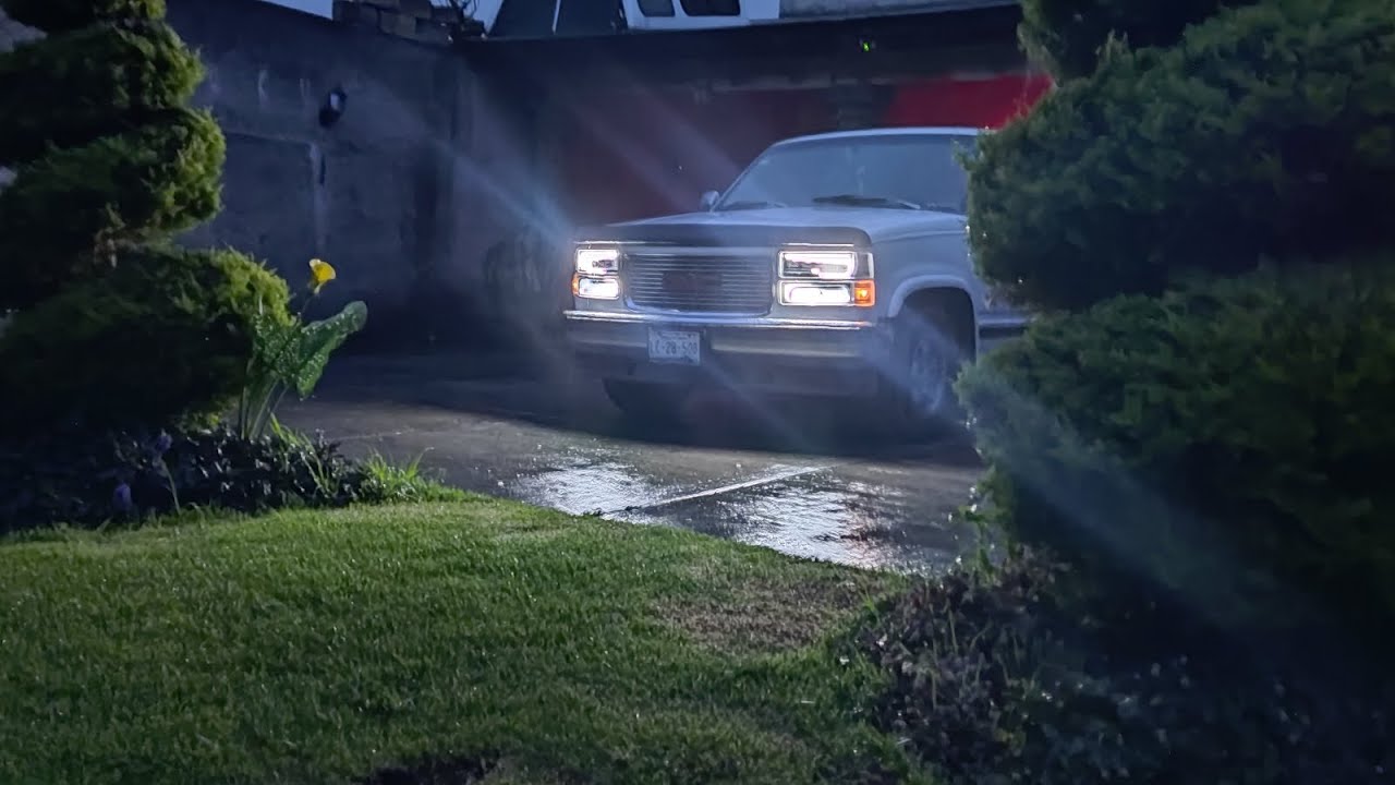 unboxing faros FULL LED Chevrolet Silverado OBS - YouTube