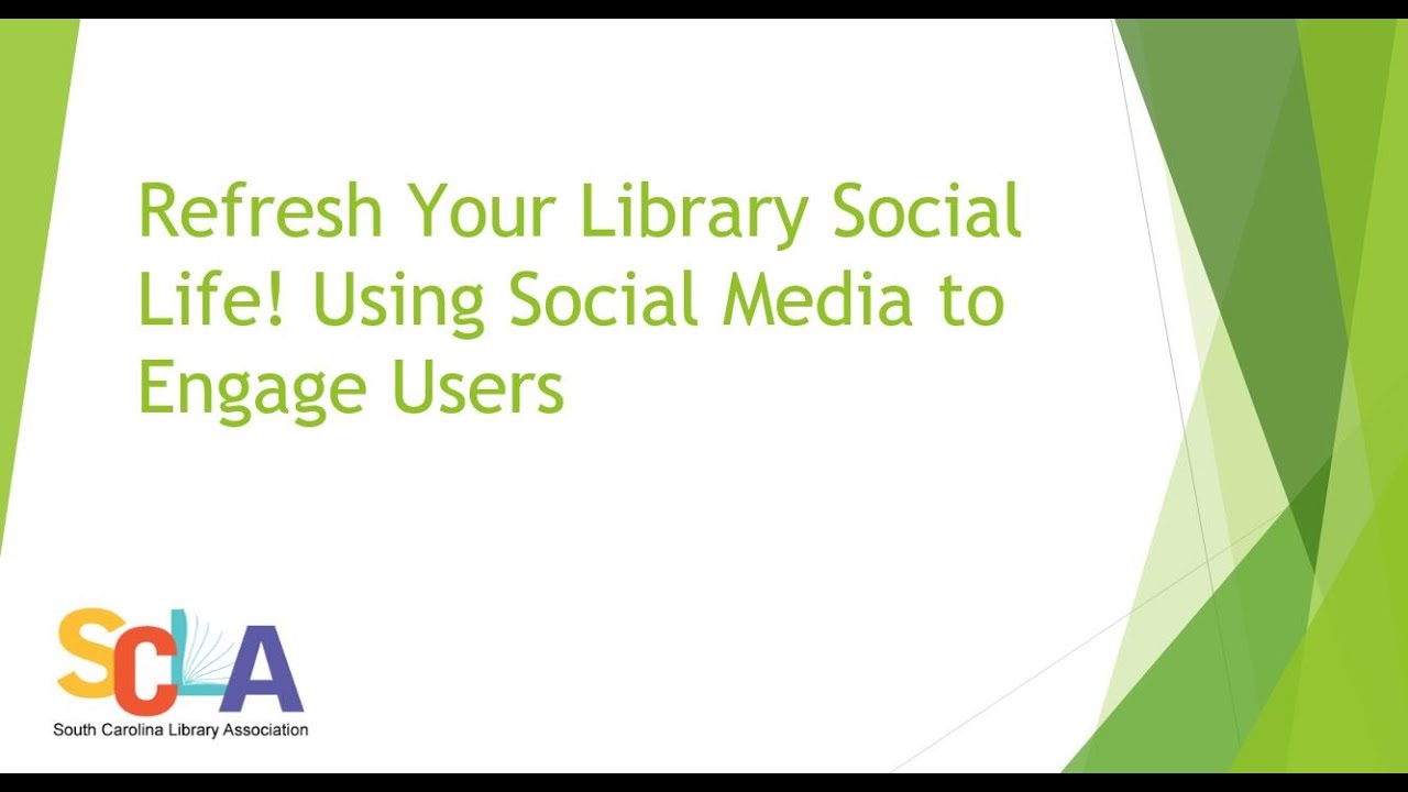 Refresh Your Library Social Life! Using Social Media to Engage Users ...