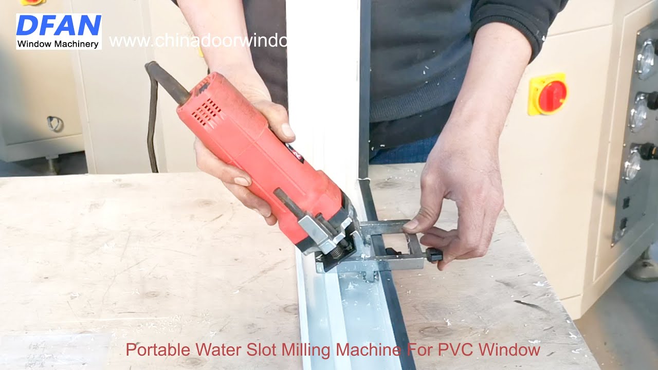 Portable Electric Water Slot Milling Machine For PVC Windows Portable ...