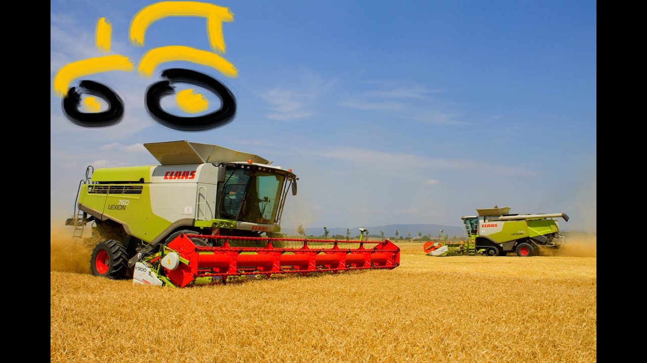 Claas Lexion 760 | Claas Lexion 770 Terra Trac | Case Magnum 340 ...