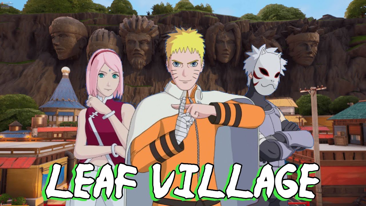Exploring The Hidden Leaf Village In Fortnite!!! Final Valley, Chunin ...