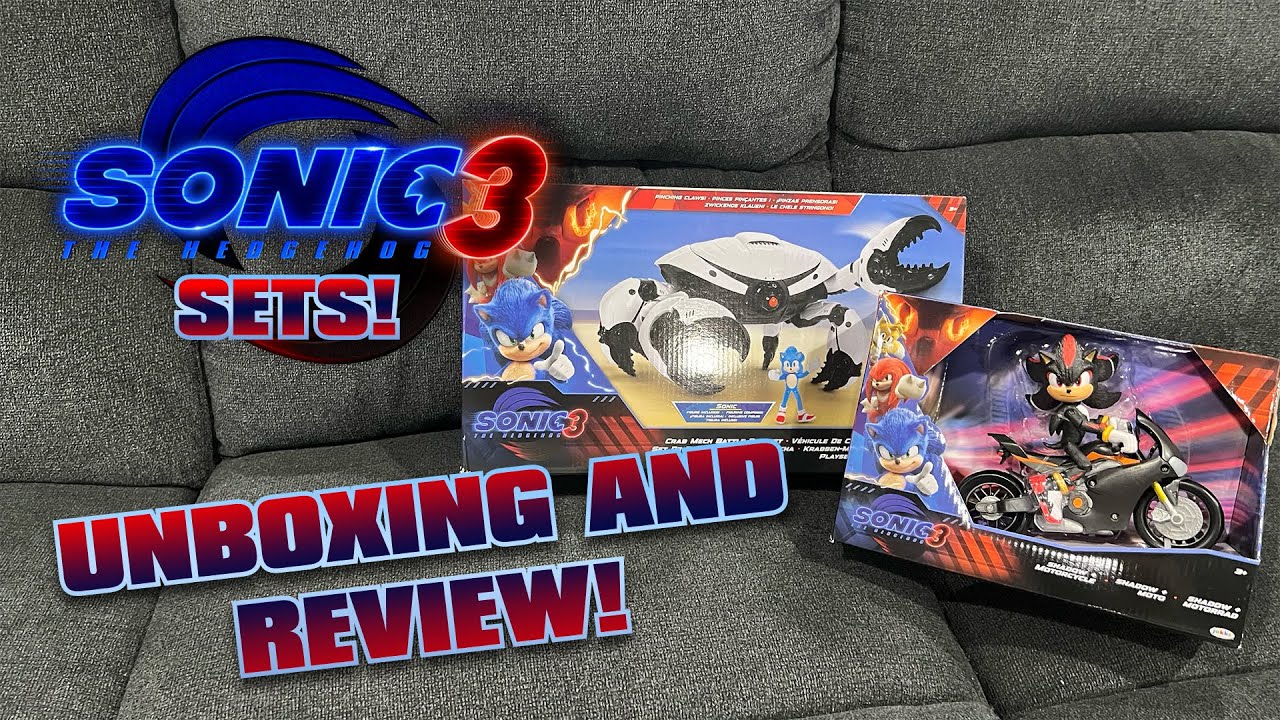 NEW Sonic The Hedgehog 3 Movie SETS (Unboxing and Review!) - YouTube
